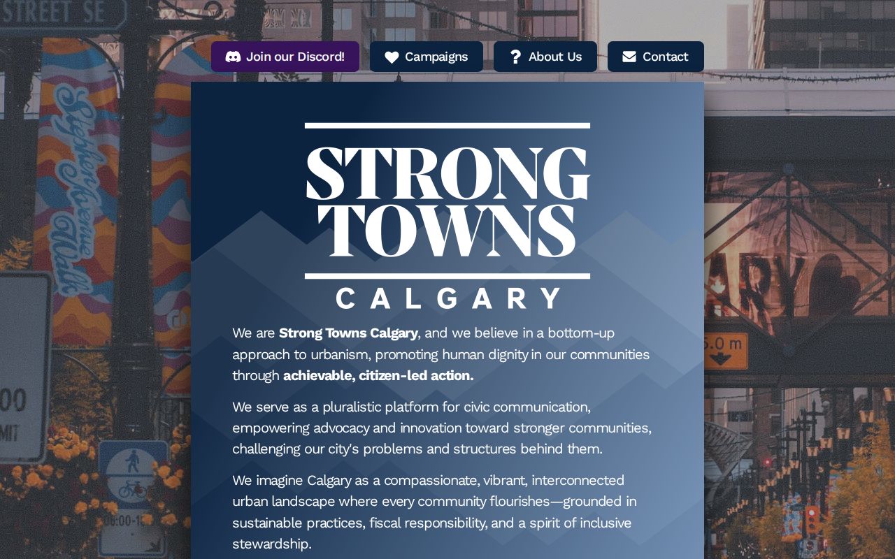 Strong Towns Calgary